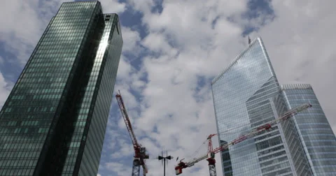 Ultra HD 4K Under Construction Building ... | Stock Video | Pond5