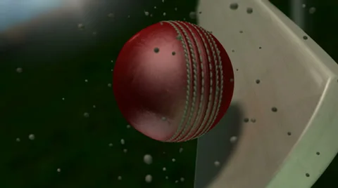 Ultra Motion Cricket Ball Striking Bat W... | Stock Video | Pond5