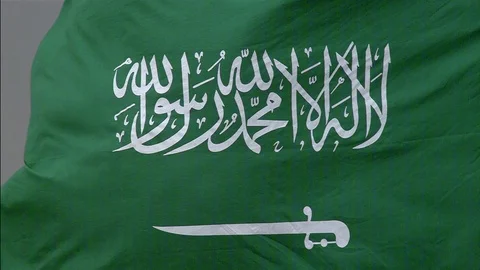 Saudi Flag Stock Video Footage | Royalty Free Saudi Flag Videos | Pond5