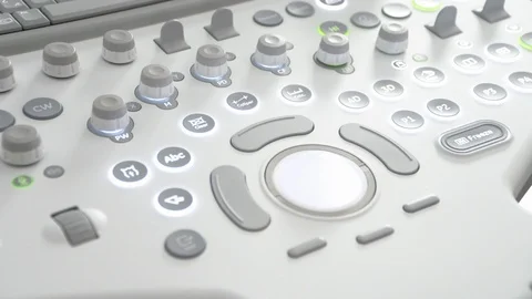 Ultrasound machine doctor s hand usg inv... | Stock Video | Pond5