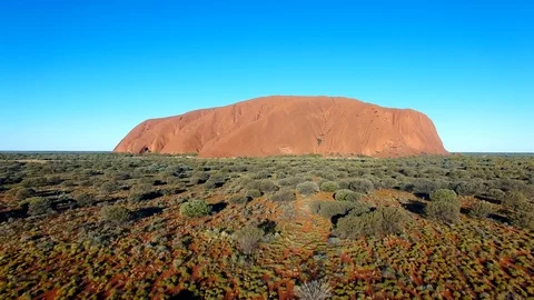 Uluru Aerial Stock Footage ~ Royalty Free Stock Videos | Pond5