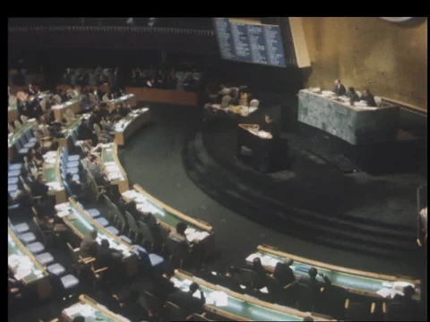 UN: MR CHIAO KUAN-HUA, CHAIRMAN OF THE D... | Stock Video | Pond5