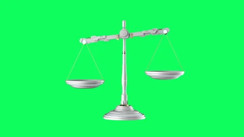 Unbalance white law scale in modern desi... | Stock Video | Pond5