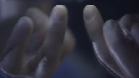 Uncontrolled abnormal hand movements of ... | Stock Video | Pond5