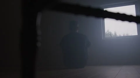 From Under Blurred Chair Sad Young Adult... | Stock Video | Pond5