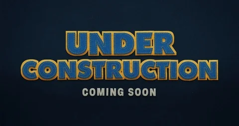Under construction. Coming soon. Stop mo... | Stock Video | Pond5