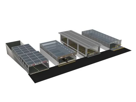 3D Model: Underground garage entrance #254481875 | Pond5