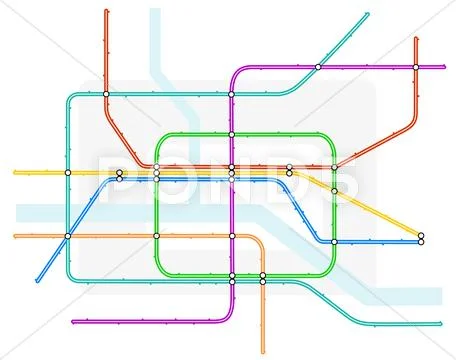 Underground map ~ Clip Art ~ Download Now #39304179