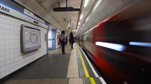 Underground Train Doors Opening Stock Video Footage | Royalty Free ...