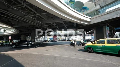 Photograph: Underneath the BTS Siam Square Skytrain Plaza Bangkok ...