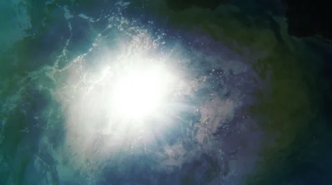 Underwater camera background: sun rays v... | Stock Video | Pond5