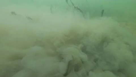 Underwater Mud Stock Footage ~ Royalty Free Stock Videos | Pond5