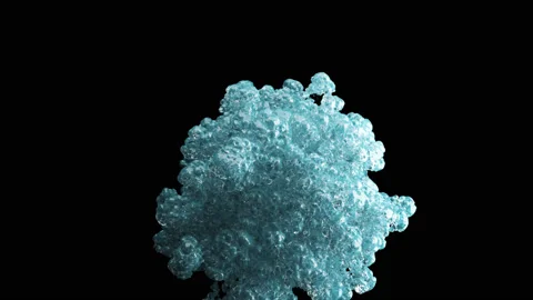 Underwater explosion. A splash of water ... | Stock Video | Pond5