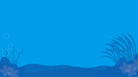 Underwater scene animation | Stock Video | Pond5