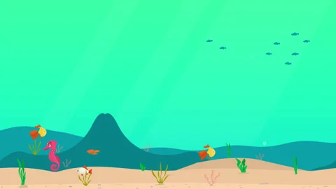 Animation Seabed Stock Video Footage | Royalty Free Animation Seabed ...