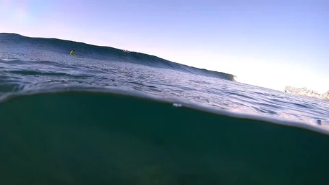 Surfer Underwater Stock Video Footage | Royalty Free Surfer Underwater ...