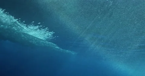 Underwater View of Ocean Wave | Stock Video | Pond5