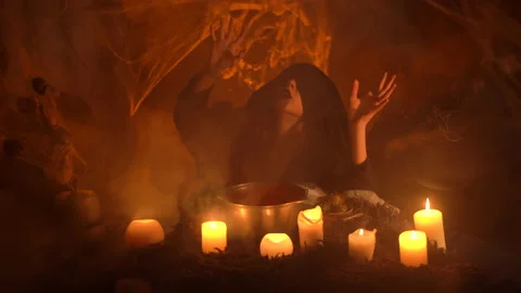 Scary Ritual Stock Footage ~ Royalty Free Stock Videos | Pond5