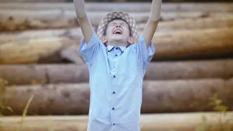 Unexpected Triumph: Young Boy's Ecstatic... | Stock Video | Pond5