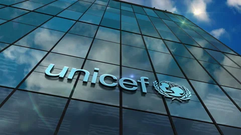 UNICEF organization headquarters glass b... | Stock Video | Pond5