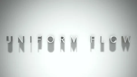 uniform flow 3D title animation white te... | Stock Video | Pond5