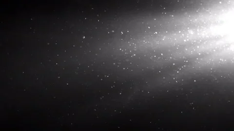 Uniform right corner dust rays and suspe... | Stock Video | Pond5