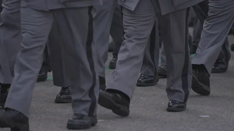 Feet Marching Stock Footage ~ Royalty Free Stock Videos | Pond5