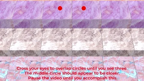 A unique 3D stereogram animation. Animat... | Stock Video | Pond5