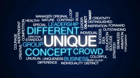 Unique animated word cloud. Kinetic typo... | Stock Video | Pond5