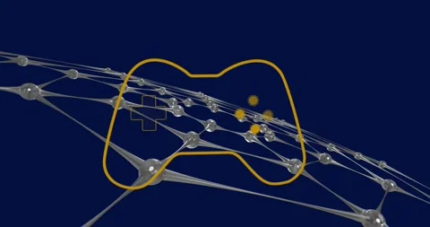 Unique animation of video game controlle... | Stock Video | Pond5