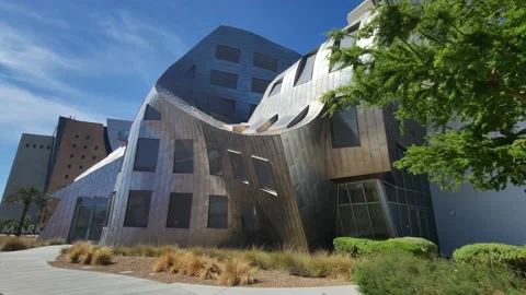 Unique Lou Ruvo Center Building Architec... | Stock Video | Pond5