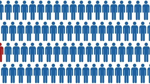 Unique Person In A Crowd Stock Videos – Royalty-Free HD & 4K Videos