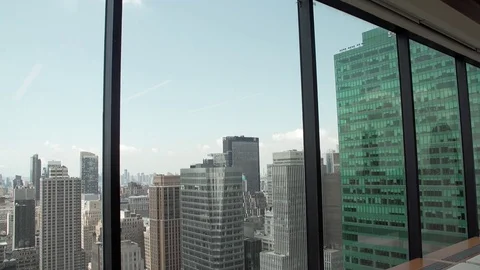 Office View Window Stock Video Footage | Royalty Free Office View ...