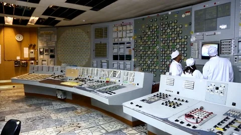 Unit 2 control room Inside Chernobyl Nuc... | Stock Video | Pond5