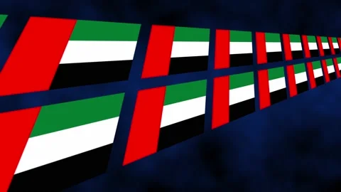 Uae Flag Animation Stock Footage ~ Royalty Free Stock Videos | Pond5