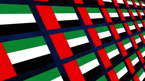 Uae Flag Animation Stock Footage ~ Royalty Free Stock Videos | Pond5