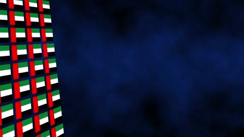 United Arab Emirates UAE Flag Animated B... | Stock Video | Pond5