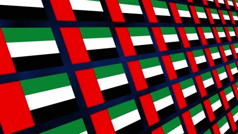 Uae Flag Animation Stock Footage ~ Royalty Free Stock Videos | Pond5