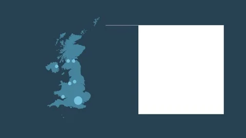The United Kingdom map animation with ma... | Stock Video | Pond5