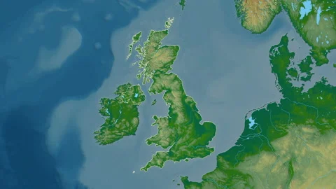 Uk Map Zoom Stock Video Footage | Royalty Free Uk Map Zoom Videos | Pond5