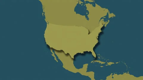 United States map - glide. Shadow. Patte... | Stock Video | Pond5