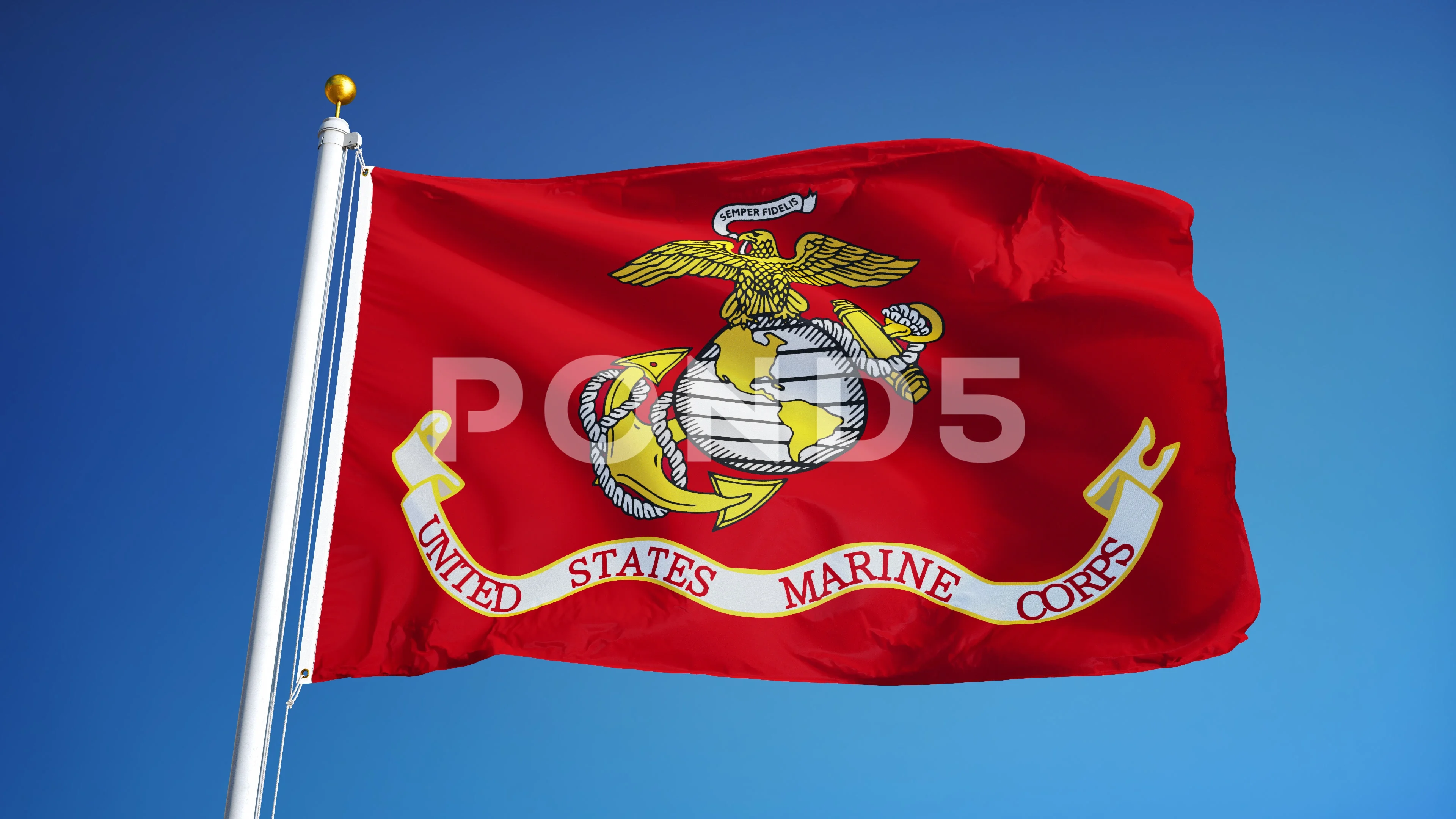 Marine Corps Flag Animated Gif 1958 2015 USMC Chevrons : Herbert