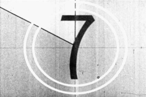 Universal Film Leader Countdown Picture ... | Stock Video | Pond5