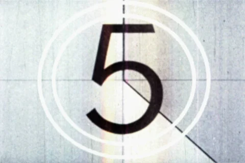 Universal Film Leader Countdown Picture ... | Stock Video | Pond5