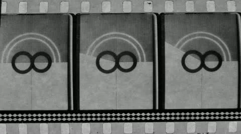 universal film/academy leader countdown | Stock Video | Pond5