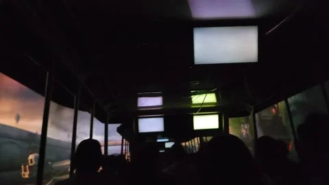 Universal Studios Hollywood Tour Bus Rid... | Stock Video | Pond5