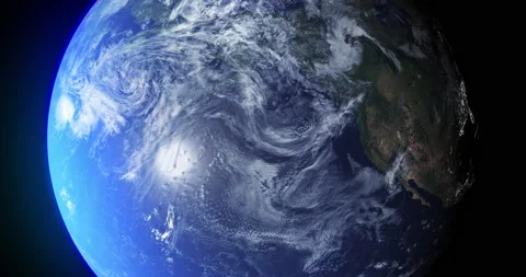 Universe, world and zoom of earth in spa... | Stock Video | Pond5