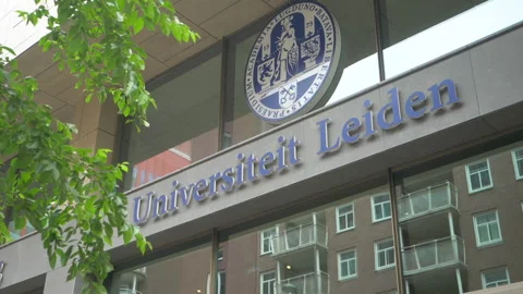 Universiteit Leiden signage and logo rev... | Stock Video | Pond5
