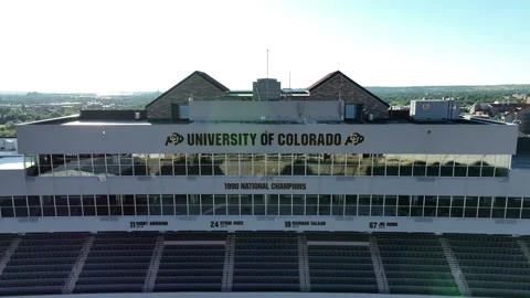 University of Colorado stadium in Boulde... | Stock Video | Pond5