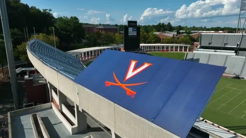 University of Virginia football stadium.... | Stock Video | Pond5